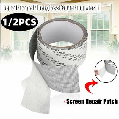 Screen Patch Repair Kit Window Repair Tape Fiberglass Covering Mesh ...