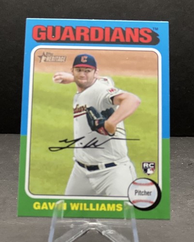 2024 Topps Heritage Gavin Williams Image Variation Short Print RC ...