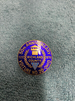 Voiture Richland County Pin Round 50th Aniversary | eBay