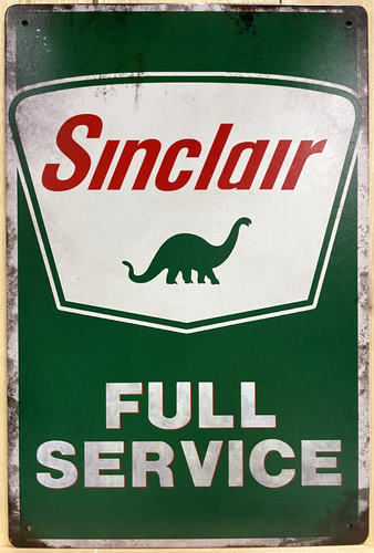 Sinclair Full Service Metal wall sign 12"x 8" | eBay