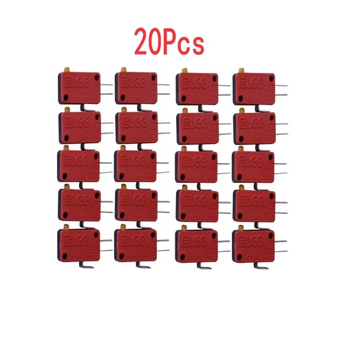 10/20Pcs 3 Pin Microswitch Push Button HAPP Standard For Arcade Mame ...