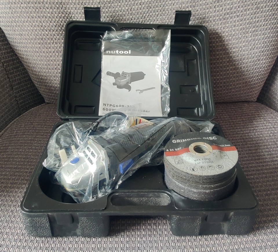Angle Grinder Nutool 600w 240v Including Box Case | eBay UK