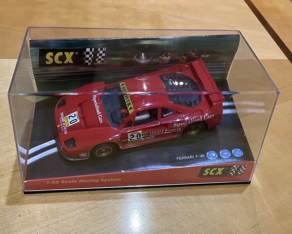 SCALEXTRIC SCX Ref 6035 Ferrari F40 “Stuart Bowler” | eBay
