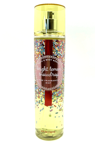 Bath & Body Works BRIGHT LEMON SNOWDROP Fragrance Mist MARSHMALLOW ...