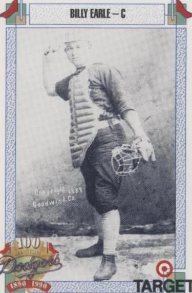 1990 Target Dodgers 100th Anniversary - Billy Earle #209 (RC) for sale ...