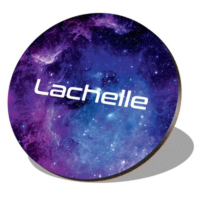1 x Round Coaster - Name Lachelle Space Universe Galaxy Stars Lettering ...