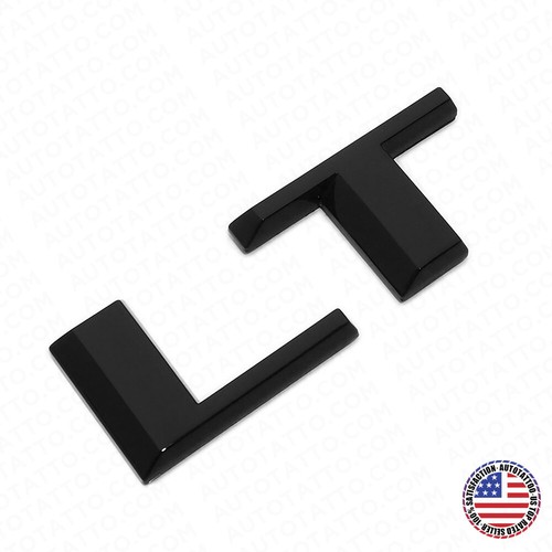 19-22 Gloss Black Silverado 1500 Tailgate LT Letter Logo Emblem Badge ...