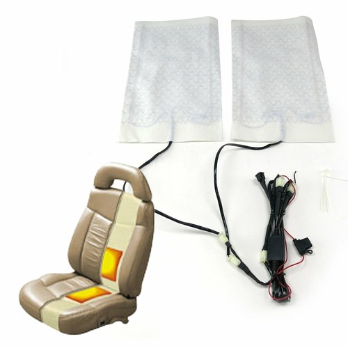 Carbon Fiber Heated Seat Kit with Switch and Plug-and-Play Harness ...