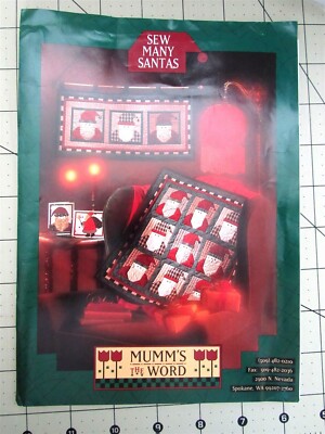 "Sew Many Santas" by Mumms The Word, Debbie Munn Quilt Pattern 3 ...