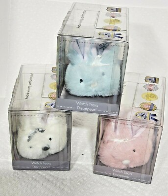 Boo Boo Bunny Long Hair Comfort Toy Ice Cube Stephen Baby Blue-Pink ...