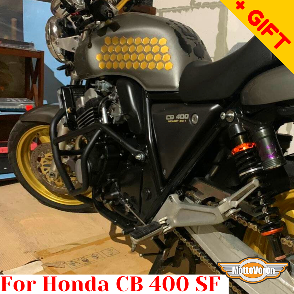 For Honda CB 400 SF engine guard CB 400 Super Four crash bars (1992 ...