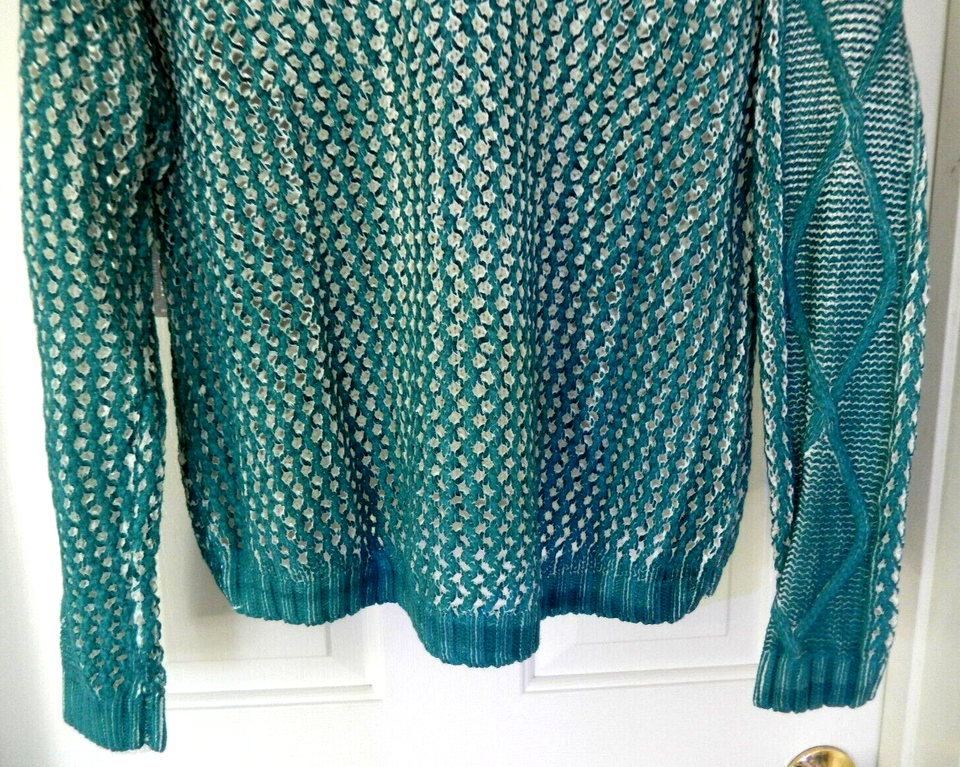 a.n.a. Sweater Topper-PM, white with greenish & black coating NWT | eBay