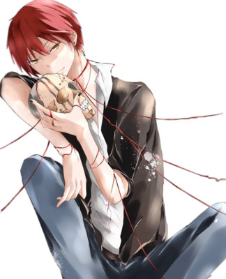 Akabane Karma Assassination Classroom v4 Weatherproof Anime Sticker 6 ...