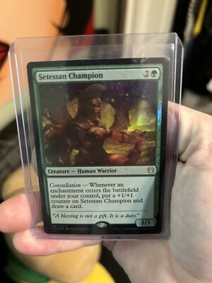 Setessan Champion FOIL Theros Beyond Death NM Green Rare MAGIC MTG CARD ...
