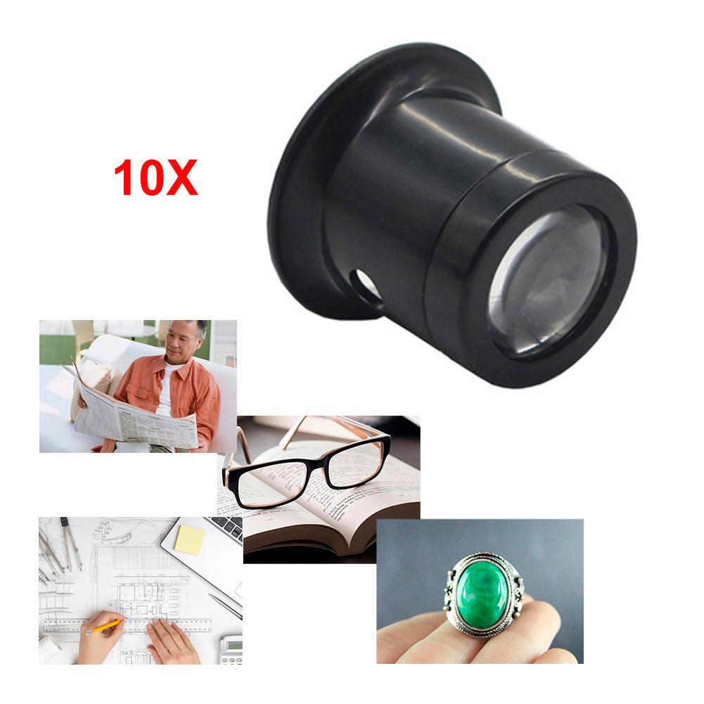 AU 10X Portable Monocular Magnifying Glass Loupe Magnifier for Watch ...