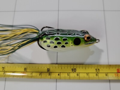 UNKNOWN RUBBER FROG FISHING LURE BULLFROG | eBay