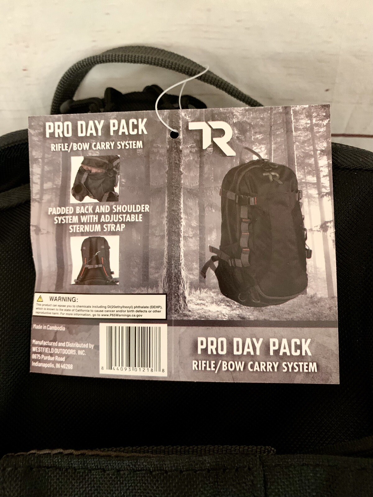 TIMBER RIDGE HUNTING BACKPACK TR Pro Day Pack Rifle/Bow Carry System ...
