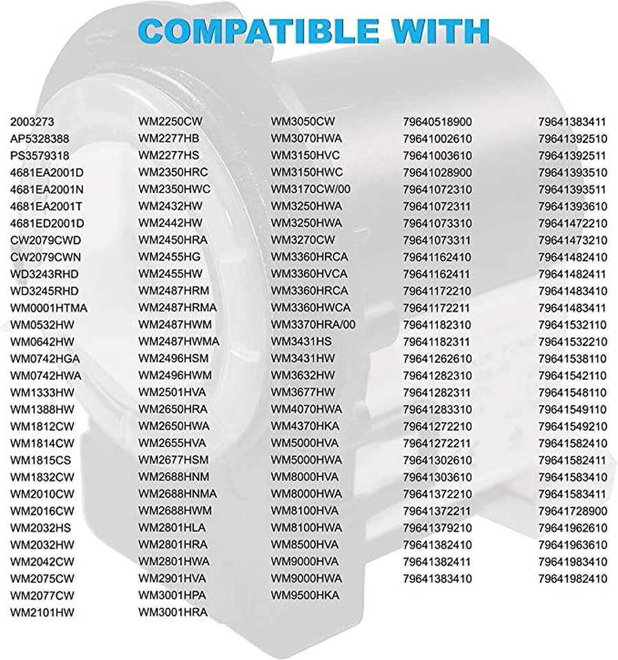 Replacement Drain Pump for LG CW / WD / WM Series Washers, 120 Volts 85 ...