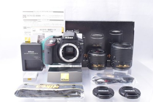Number Of Shots 7493 With Original Box Nikon D5300 Double Zoom Kit 2 ...