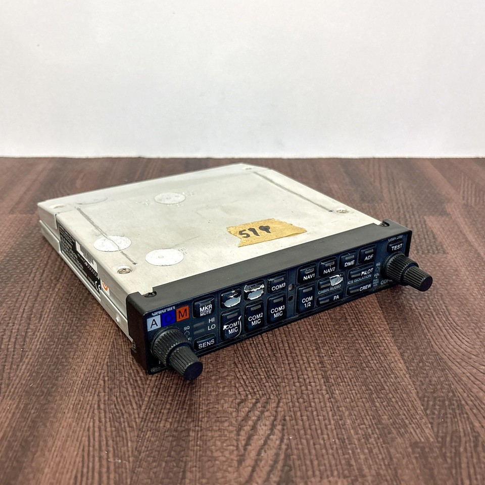 Garmin GMA 340 Audio Panel 011-00401-10 - Works But Some Buttons Inop ...