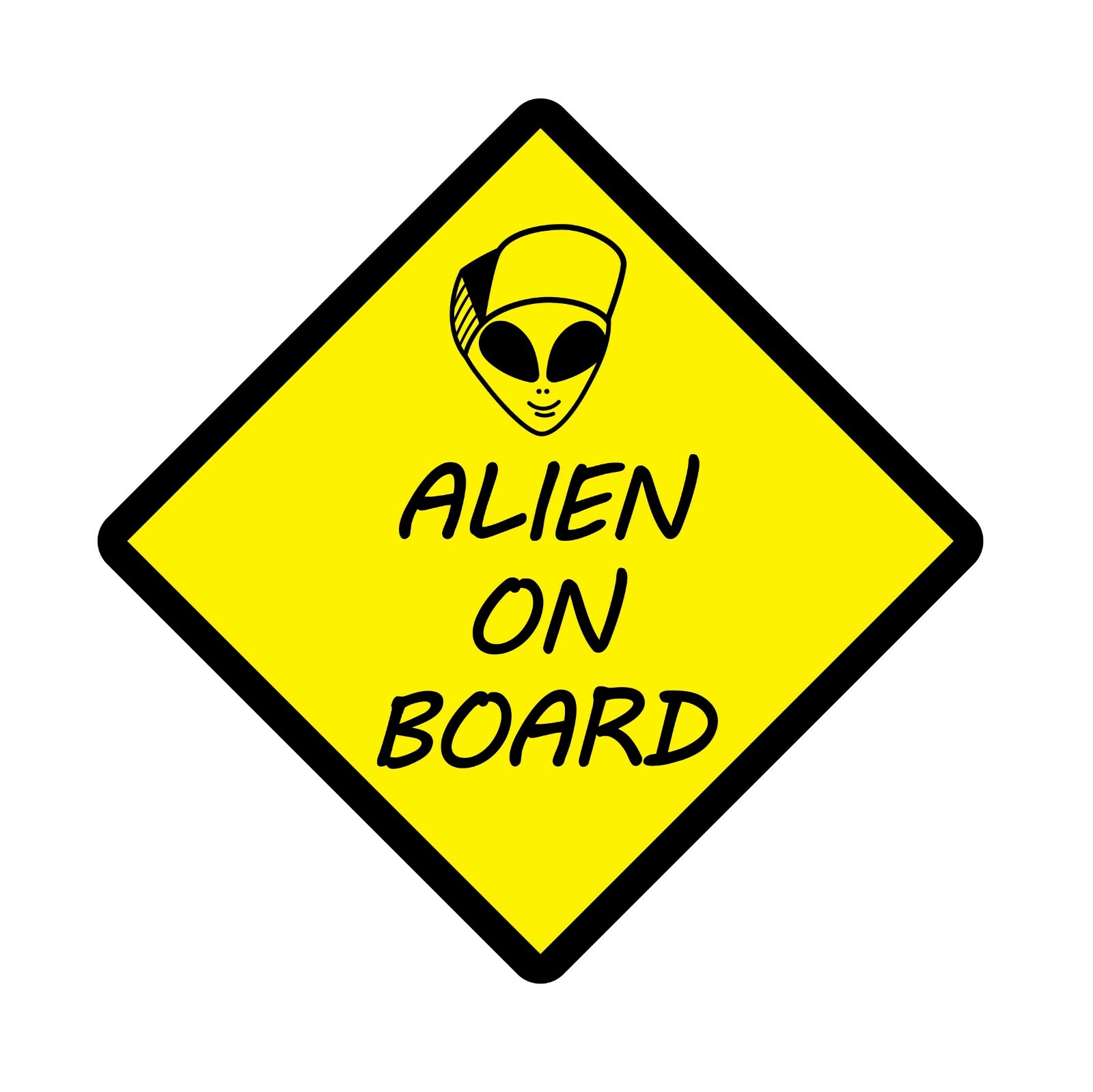Alien On Board : Decal&Sticker Combo, English, LOW PRICE, FREE SHIPPING ...