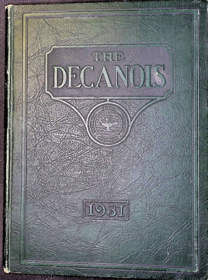 Decatur High School Decatur Illinois Yearbook 1931 | eBay