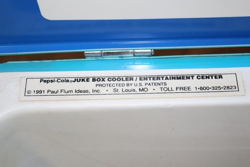 Rare Large Vintage 1991 Pepsi Cola Juke Box Cooler Store Display Soda ...