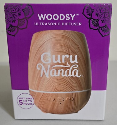 GuruNanda Woodsy Ultrasonic Essential Cool Mist Oil Diffuser | eBay