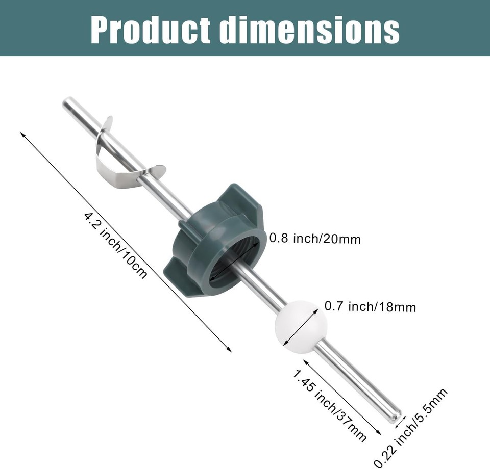 Sink Ball/Pivot Rod Replacement Parts Bathroom Sink Drain Repair Kit ...