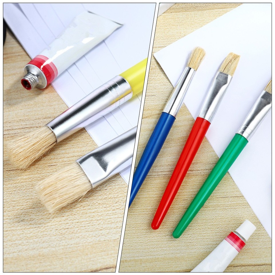 16 Pcs Painting Children's Paints Kids Paint Brush Set Random Style ...