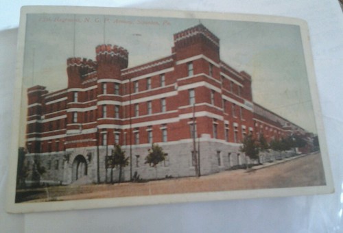 POSTCARD 13TH REGIMENT N. G. P. ARMORY SCRANTON, PA. 1926 | eBay