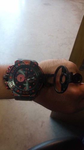 Mens Invicta 54mm Coalition Forces LUME Tactical Red Black Watch 35367 ...