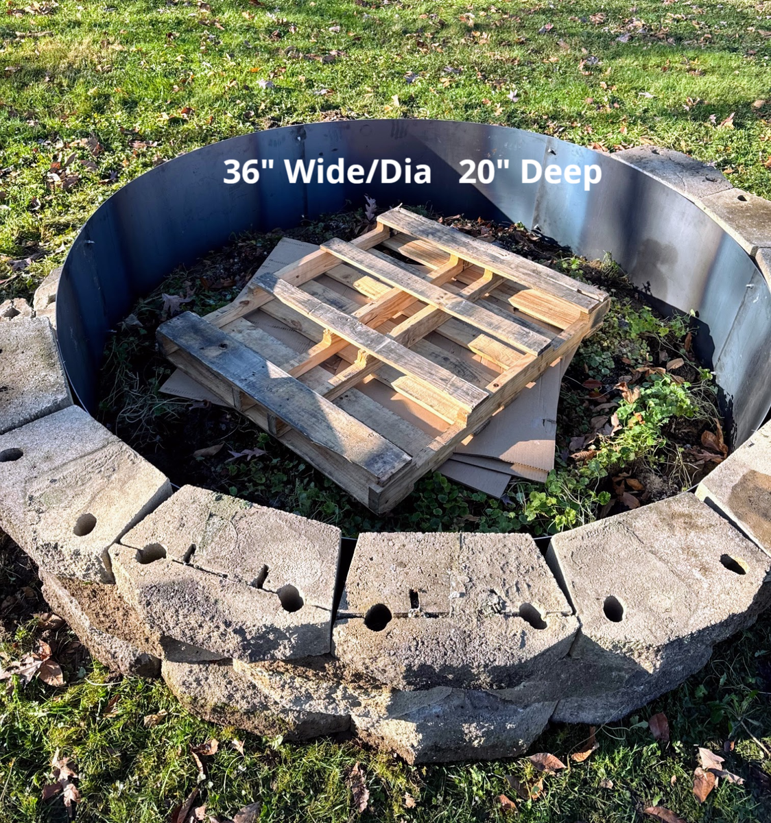 Steel Fire Pit Liner Heavy Duty Steel Fire Pit Liner Ring Insert
