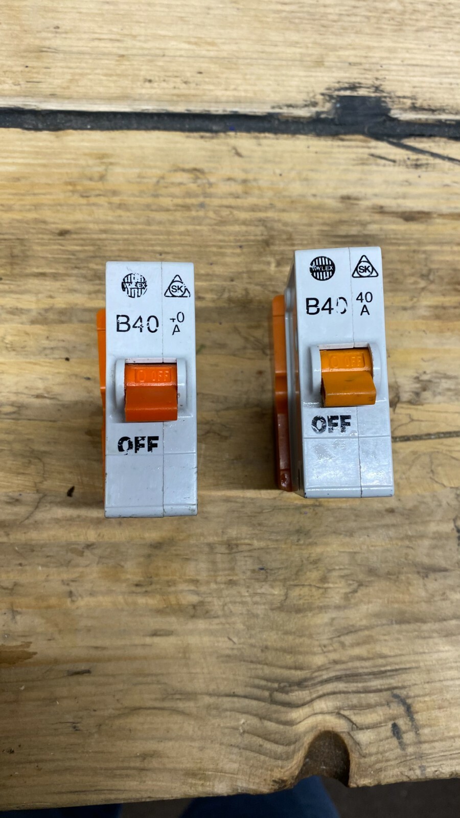 Wylex BS 60898 / BS 3871 Type B Plug In MCB B6 B10 B16 B20 B32 B40 B45 ...