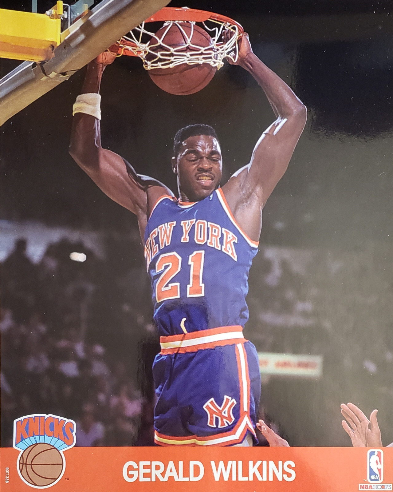 Gerald Wilkins 8x10 NBA HOOPS Basketball Glossy Vintage Action ...