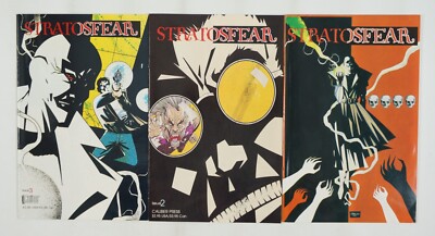 Stratosfear #1-3 FN complete series - Caliber comics horror set lot 2 ...