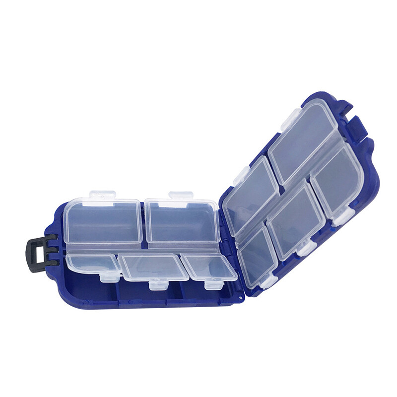 Mini Storage Tackle Box Bait Spoon Hook Bait Box Gadget Box Fishing ...