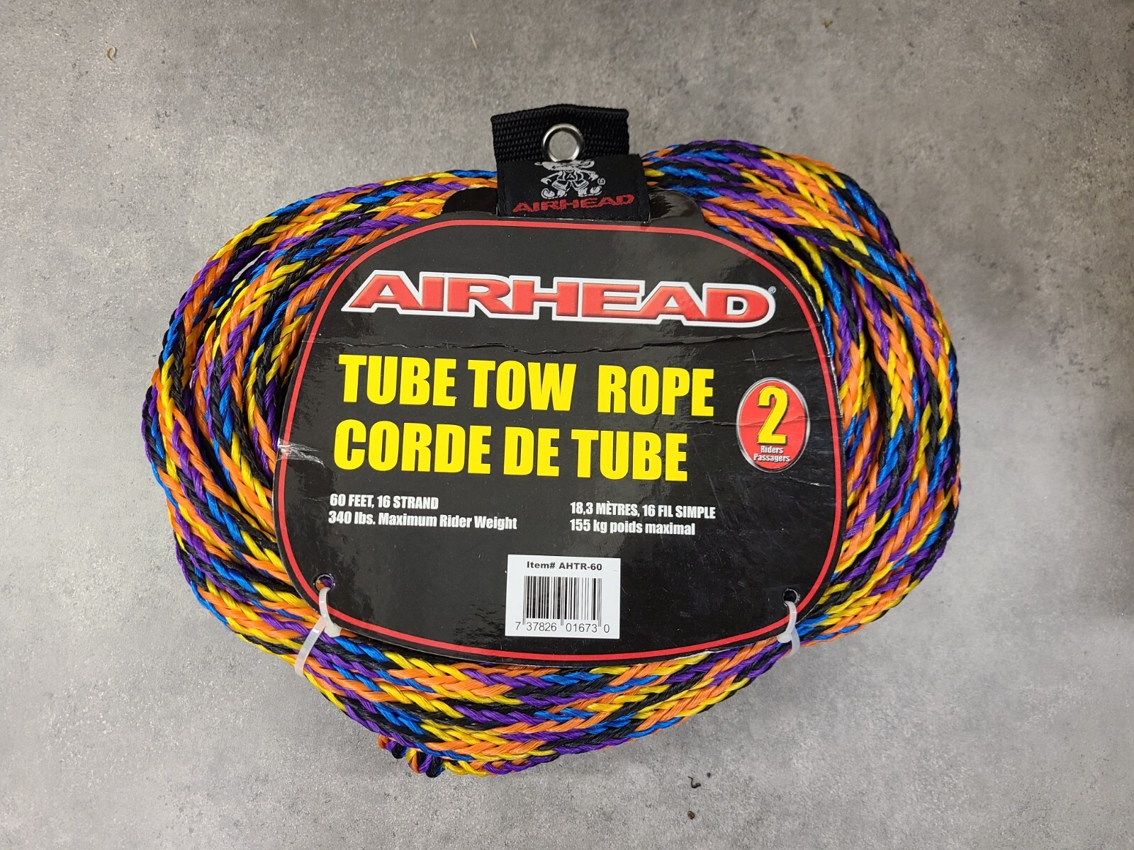 Airhead 60-Foot 2-Rider Tube Tow Rope Water Ski Boat (AHTR-60) NEW | eBay