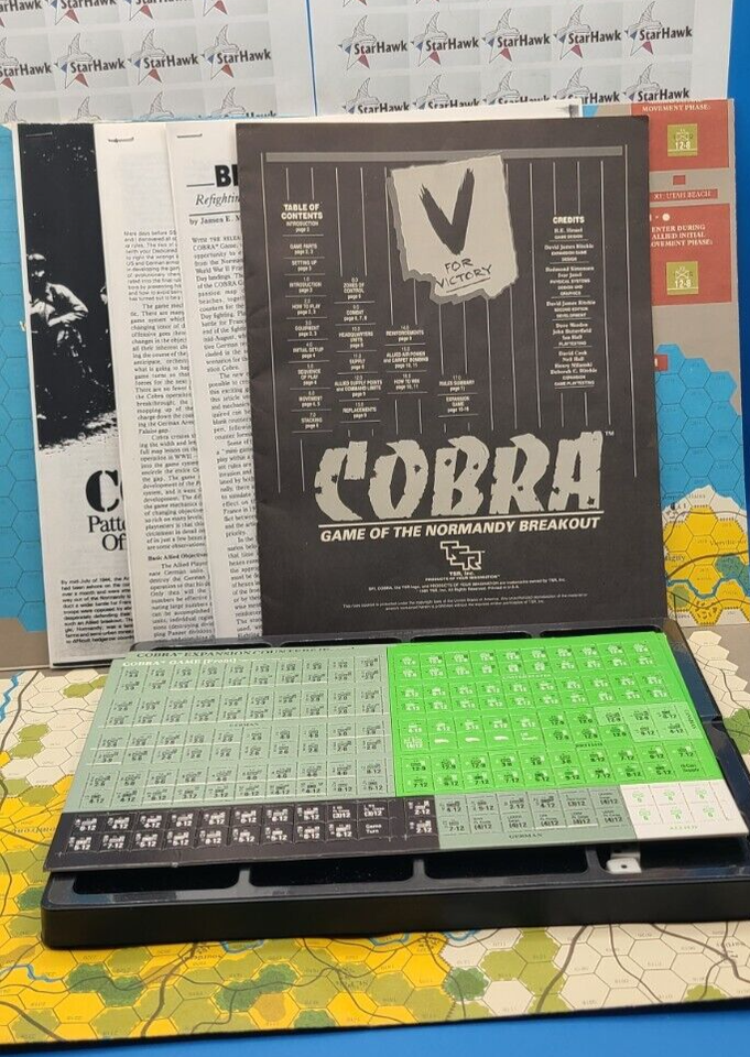 VTG Box Ex Cond. SPI TSR Games Cobra Unpunched!!!! | eBay