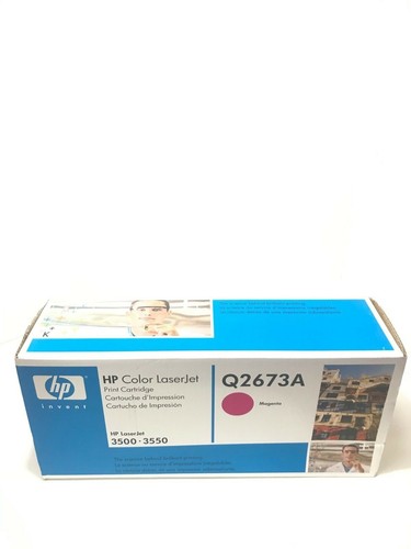 HP Color Laser Jet 3500 3550 Magenta Toner Cartridge Q2673A New | eBay