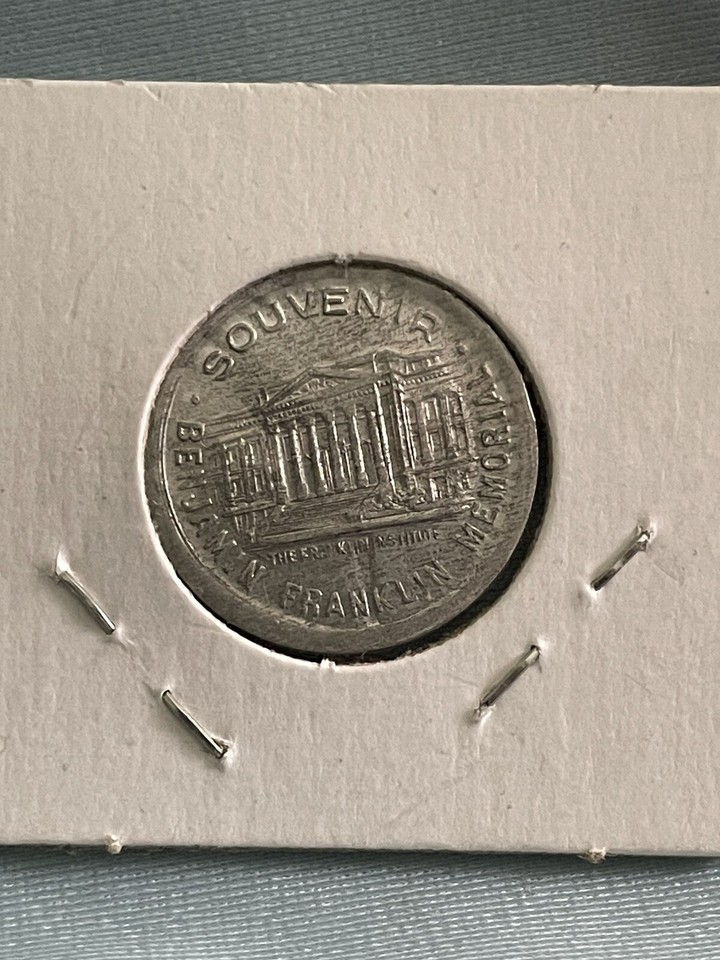 Three BEN FRANKLIN Souvenir Token Coin 1706-1790 Benjamin Franklin ...
