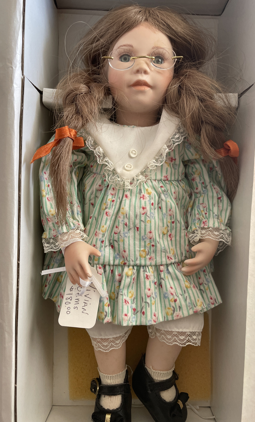 German Artissst VIVIAN OHMS Porcelain Doll Makers VALERIE 13' Ltd COA ...