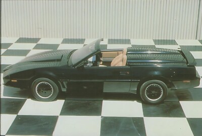 Black Convertible KITT of Knight Rider 1982 Firebird Poster Picture ...