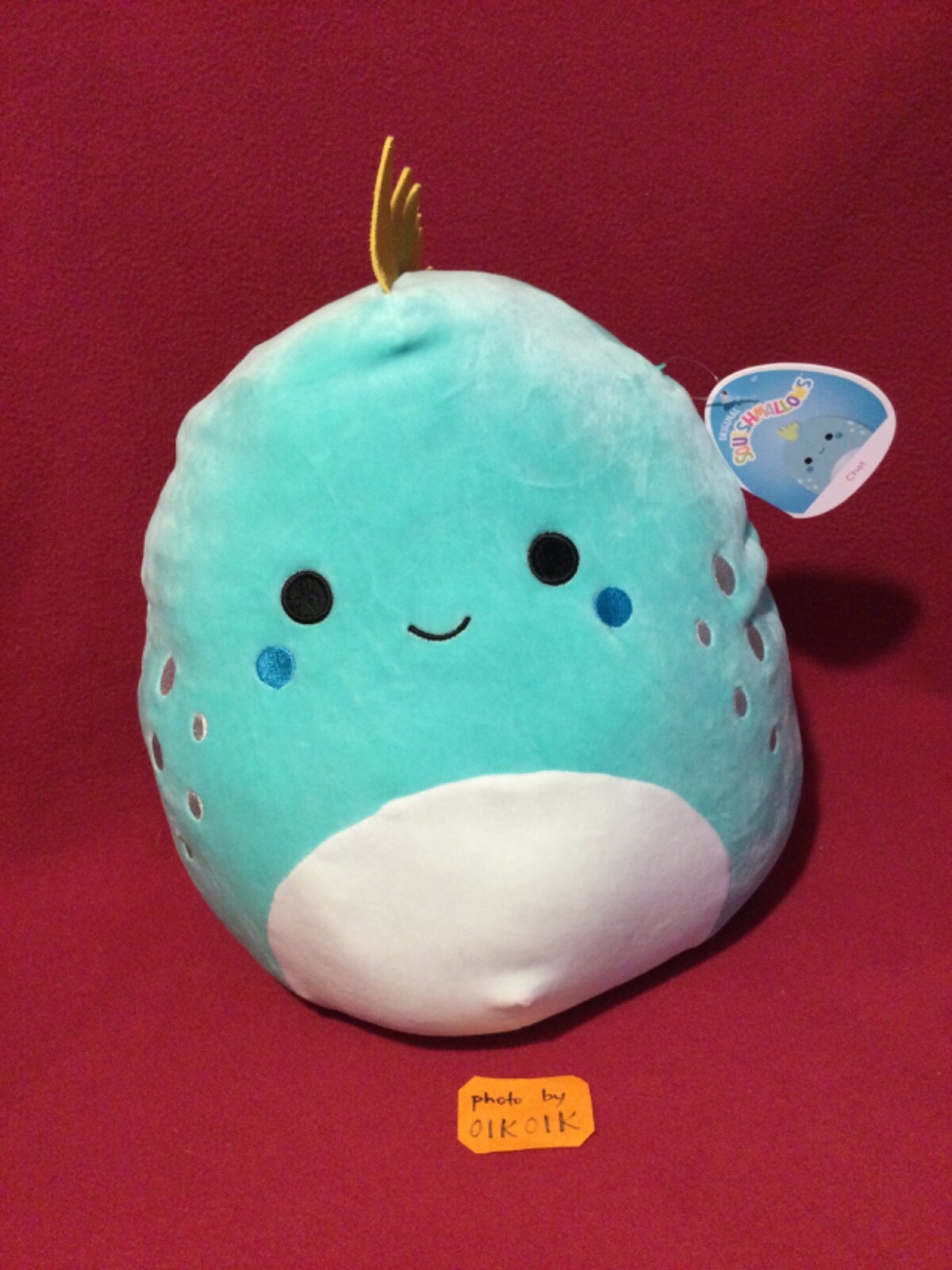 WoW 12” Chet Iguana Lizard Monitor Green Squishmallow Plush Toy Yellow ...