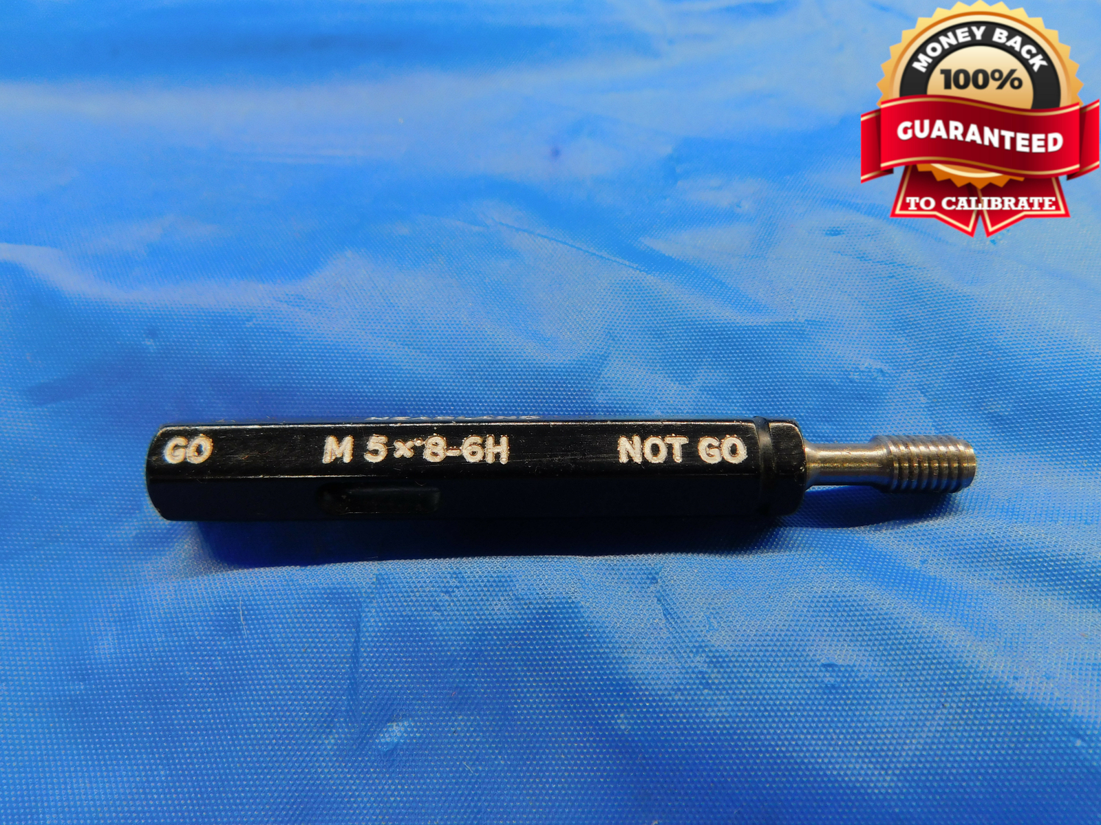 M5 X .8 6H METRIC THREAD PLUG GAGE 5.0 0.8 NO GO ONLY P.D. = 4.605 ...