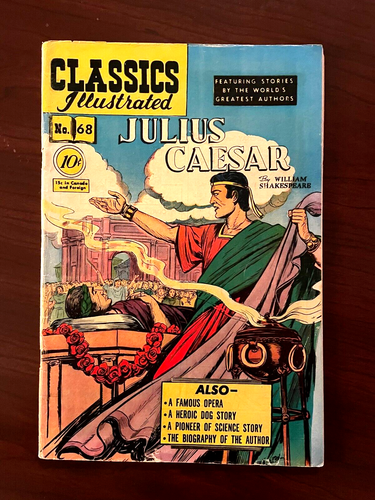 Classics Illustrated #68 (HRN 70) Julius Caesar William Shakespeare 4.0 VG | eBay