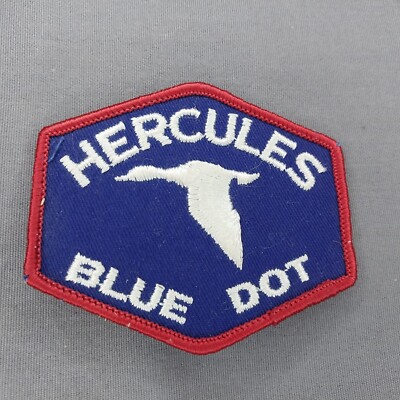 Hercules Blue Dot Duck Goose Powder Advertising 3" x 3.5" Cheesecloth ...
