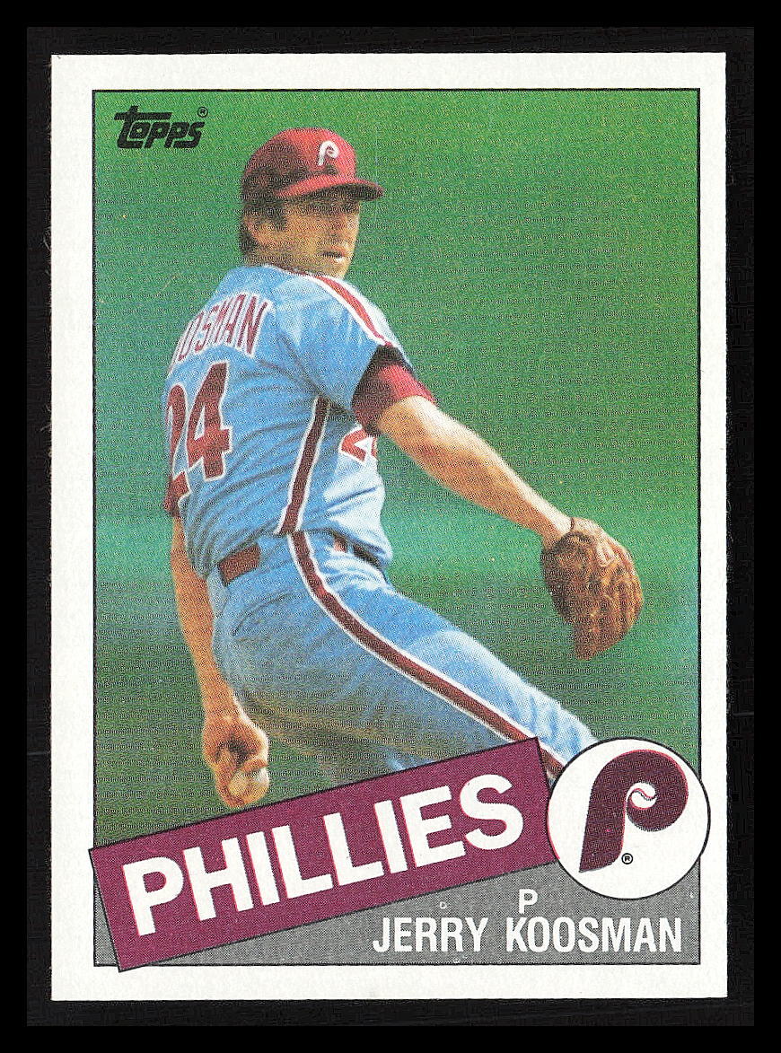 Jerry Koosman 1985 Topps #15 Philadelphia Phillies | eBay