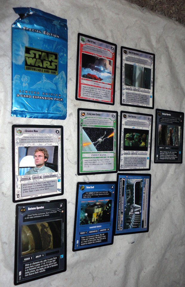 LOT 127 STAR WARS DECIPHER CCG TCG TRADING CUSTOMIZABLE CARD GAME 1995 ...