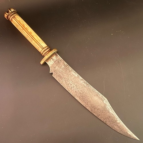 Antique Pre Civil War Confederate Spanish Notch Bowie Knife 15” Solid ...